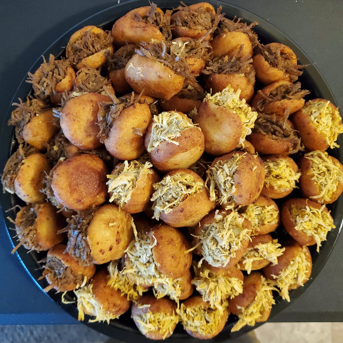 Mini fried arepitas with meat – Provecho HMF